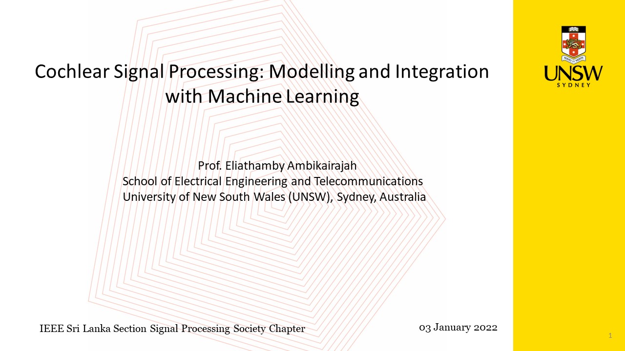 OUTPUTS | SPEECH PROCESSING AND AUDITORY MODELLING RESEARCH LABORATORY